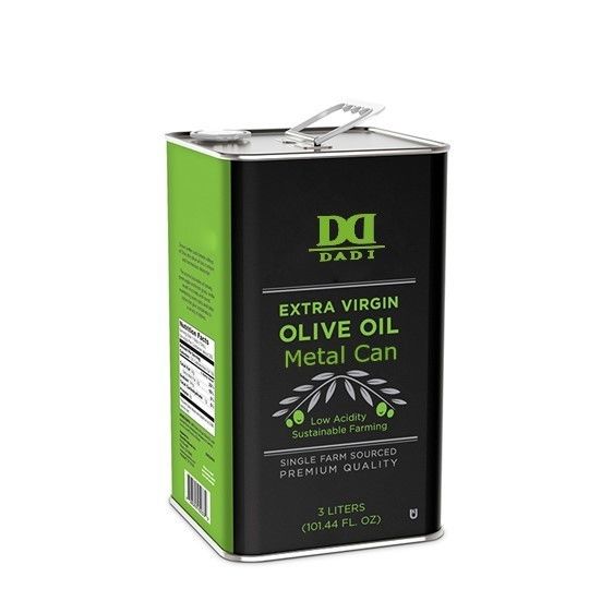 3L/5L Olive Oil Tin Can with CMYK Printing | Food Grade Packaging